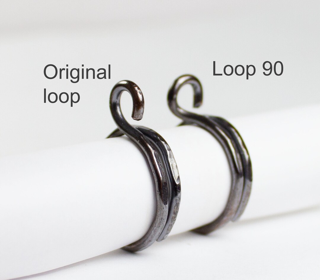 Custom Made Yarn Rings Original Black Copper & Loop90 Rings, 2 Ring ...