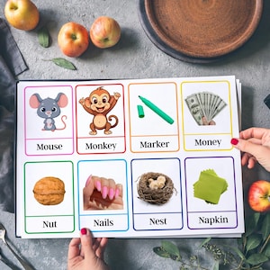 100+ Baby Flashcards, First Word Flash Cards, Kids Activity Pdf ...