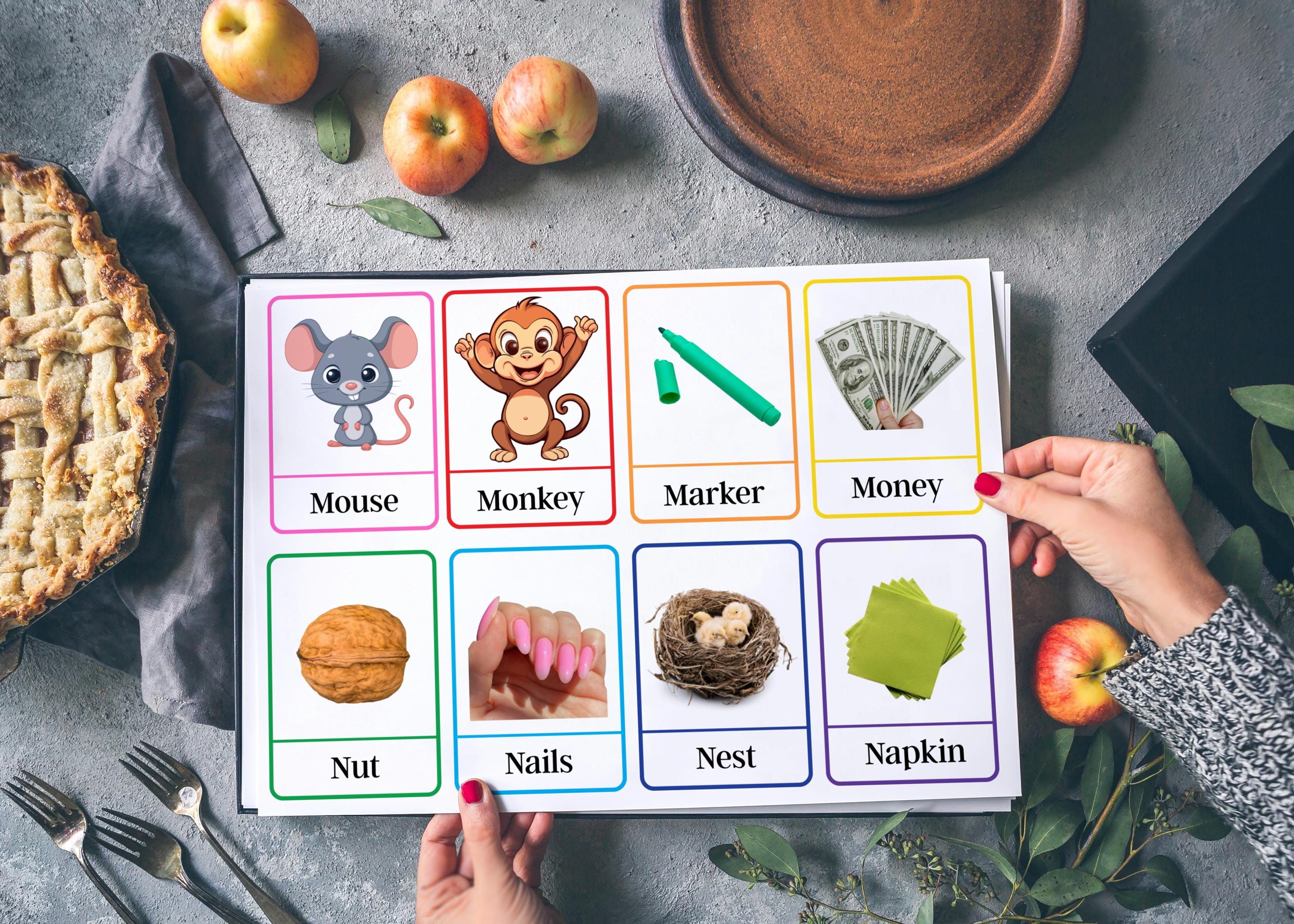 100+ Baby Flashcards, First Word Flash Cards, Kids Activity Pdf ...