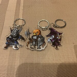 Elden Ring Nightreign Acrylic Keychains, Wylder, Guardian, Recluse - Etsy