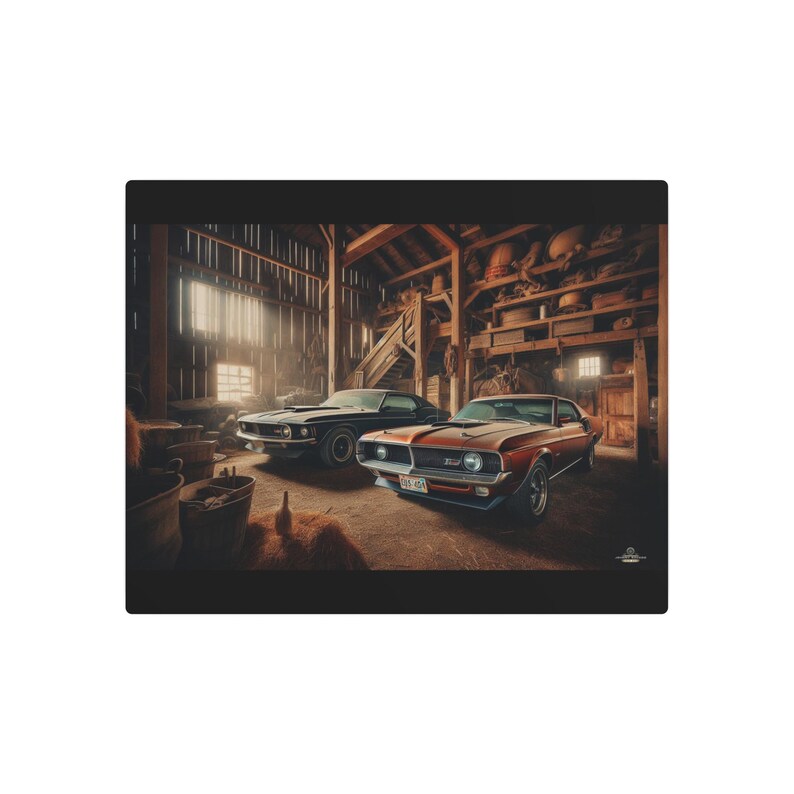 Vintage Car Metal Art Sign, Retro Garage Decor, Man Cave Wall Art ...