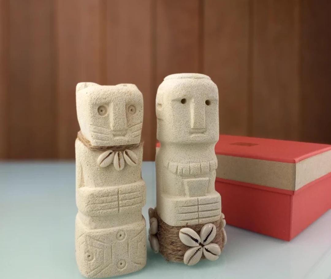 Wedding Gift Tribal Paras Stone Statue Ethnic Patih Raja Sumba - Etsy