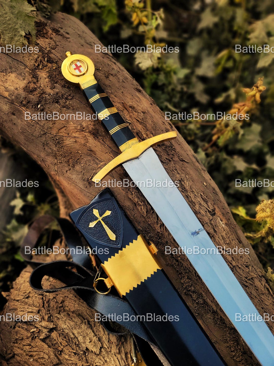 Authentic Handmade Knights Templar, Sword Historical Crusader Sword ...