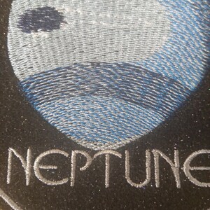4 Inch Planet Neptune Embroidered Iron on Patch - Etsy