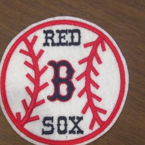 Boston Themed Baseball Embroidered Iron on Patch - Etsy