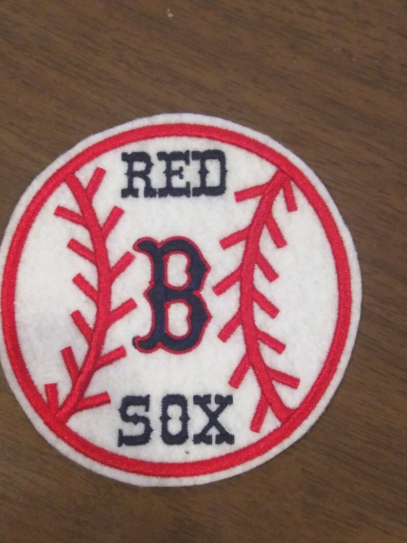 Boston Themed Baseball Embroidered Iron on Patch | Etsy