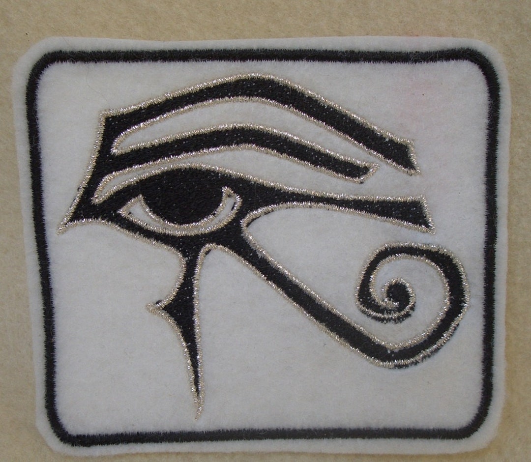 Eye of Ra, Eye of Horus Embroidered Iron on Patch - Etsy