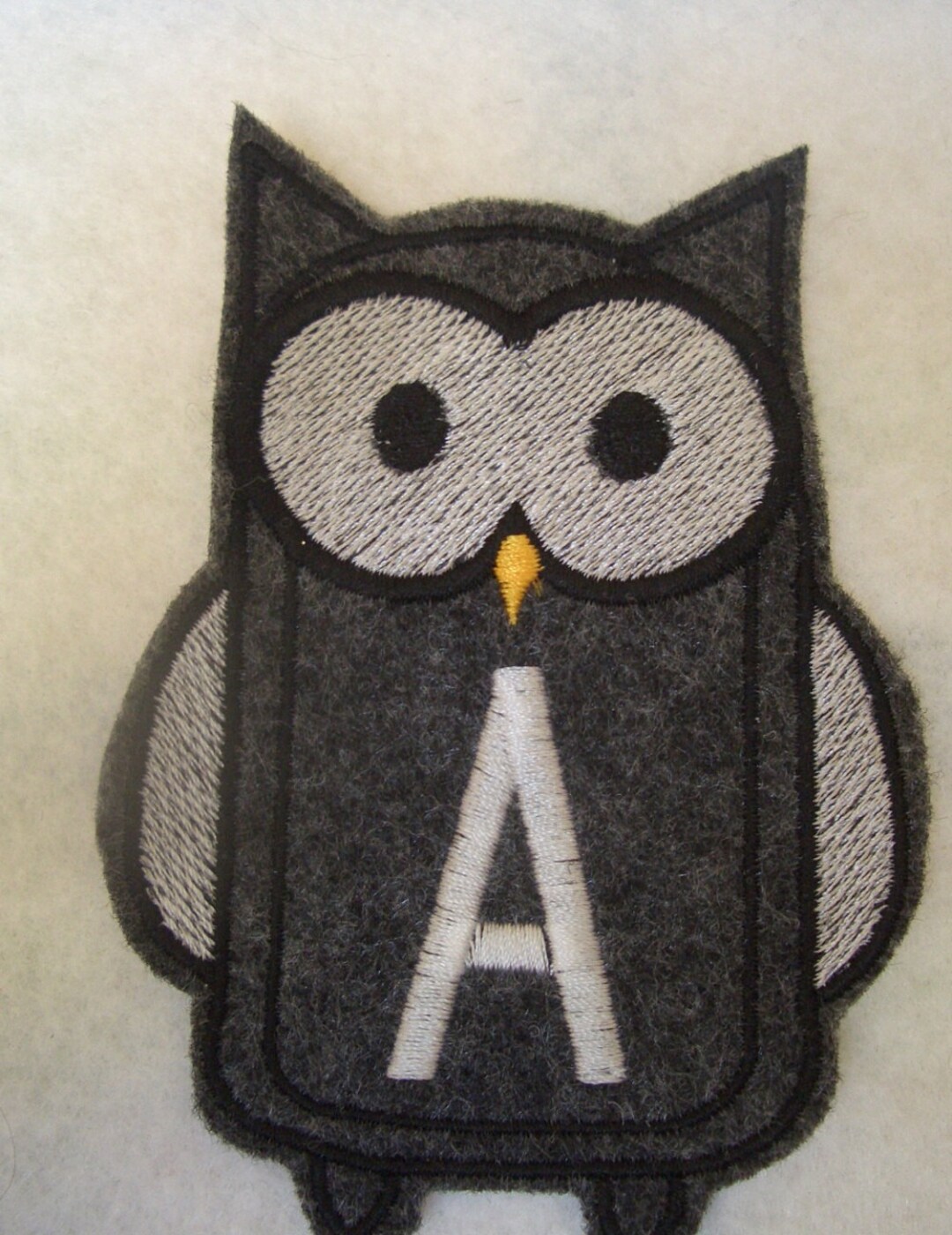 Personalized Owl Embroidered Iron on Patch - Etsy