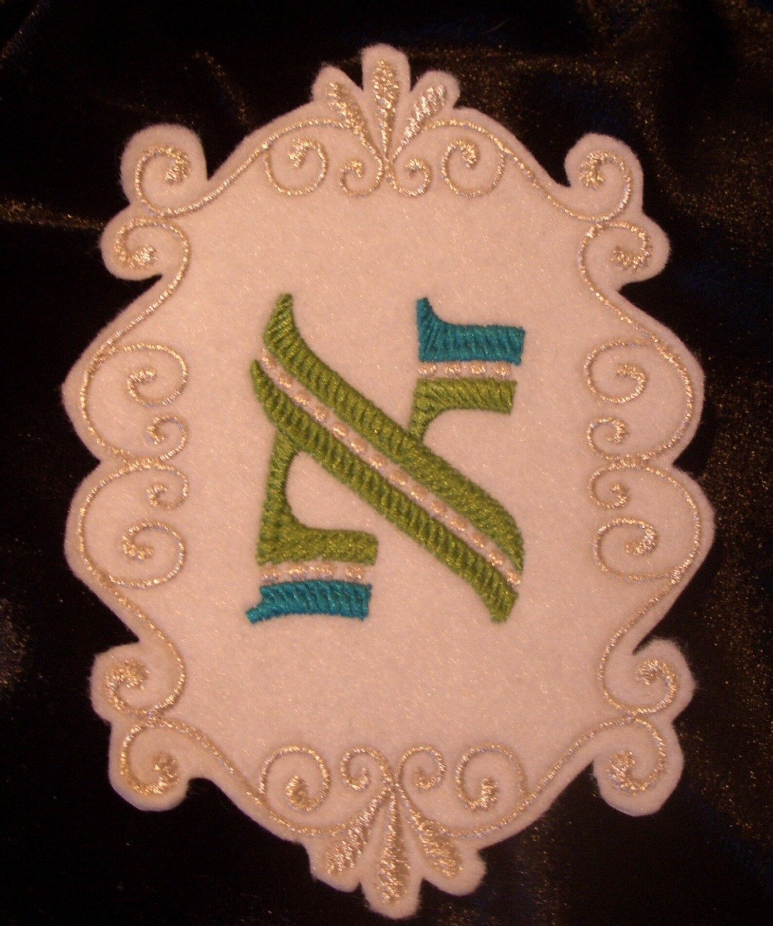 Beautiful Embroidered Hebrew Letter of Your Choice Iron on - Etsy