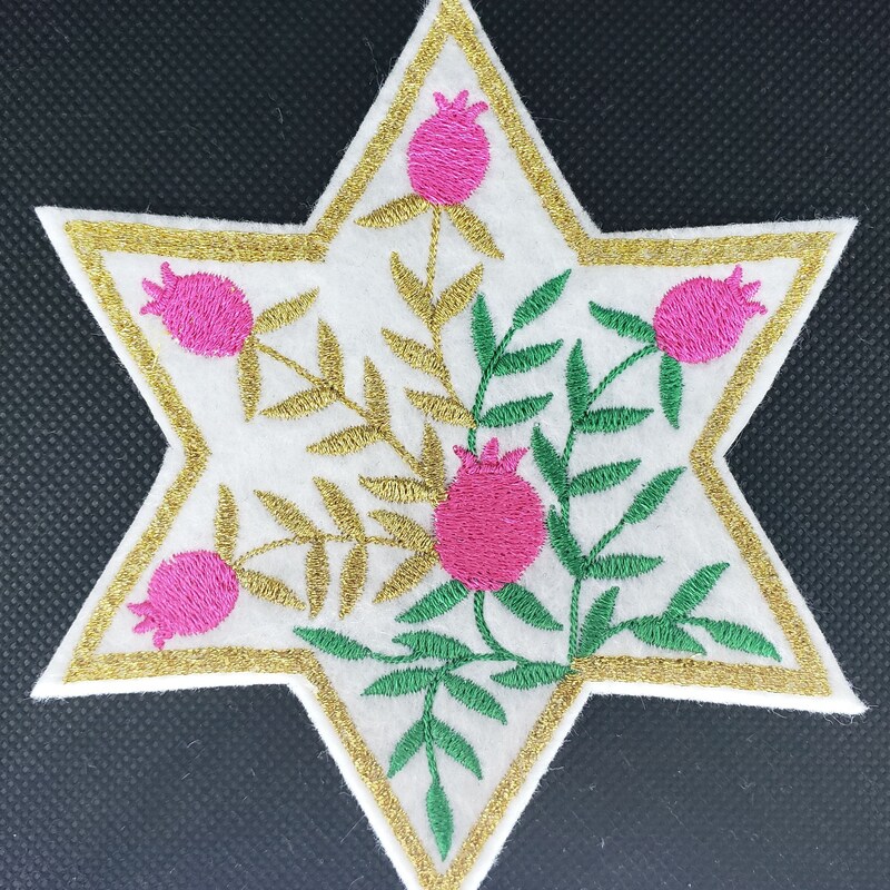 Embroidered Star Patches Gold - Etsy