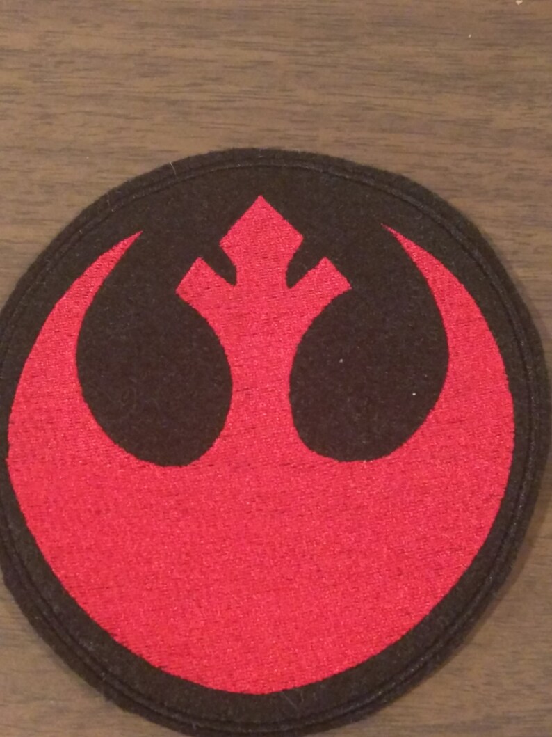 Rebel Alliance Star Wars Inspired Iron on Embroidered Patch - Etsy