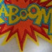 KABOOM Super Hero Embroidered Iron on Patch - Etsy