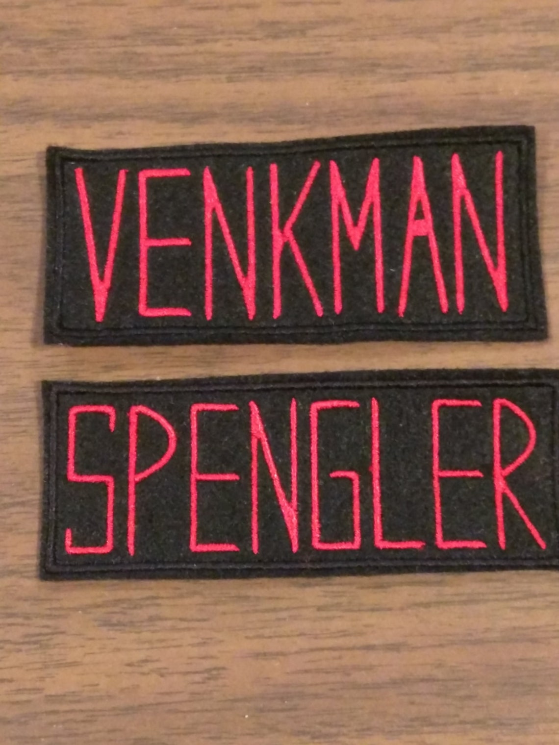 Kids Size GHOSTBUSTERS Inspired Name Badge Iron on Patch | Etsy