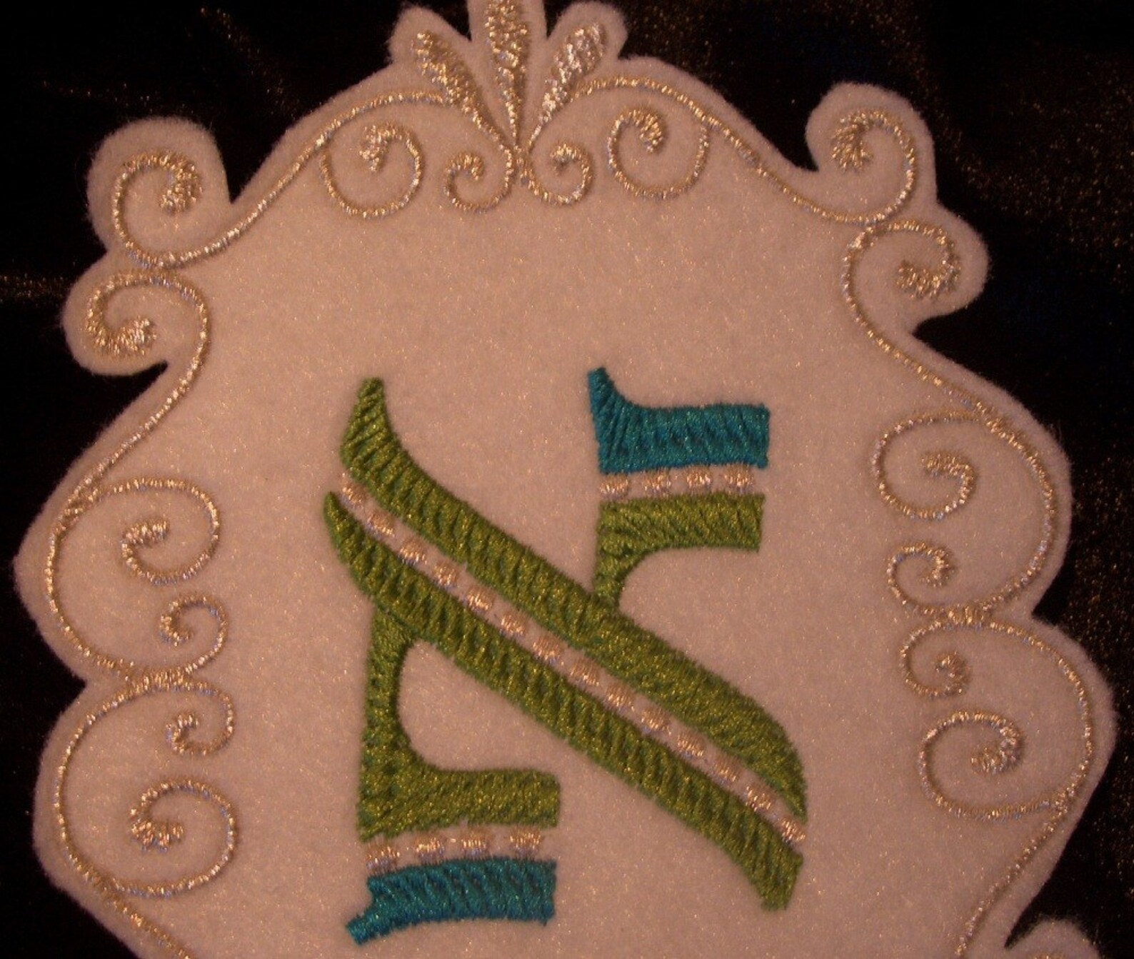 Beautiful Embroidered Hebrew Letter of Your Choice Iron on - Etsy