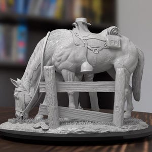 The Scarface Figure 3D Printed Model Kit Unassembled Statue Miniature ...