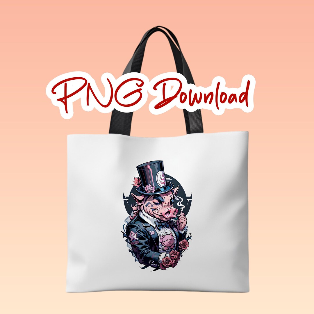 Cool Fat Pig Png, Png for Dtg, Png Clip Art, Printable Png - Etsy