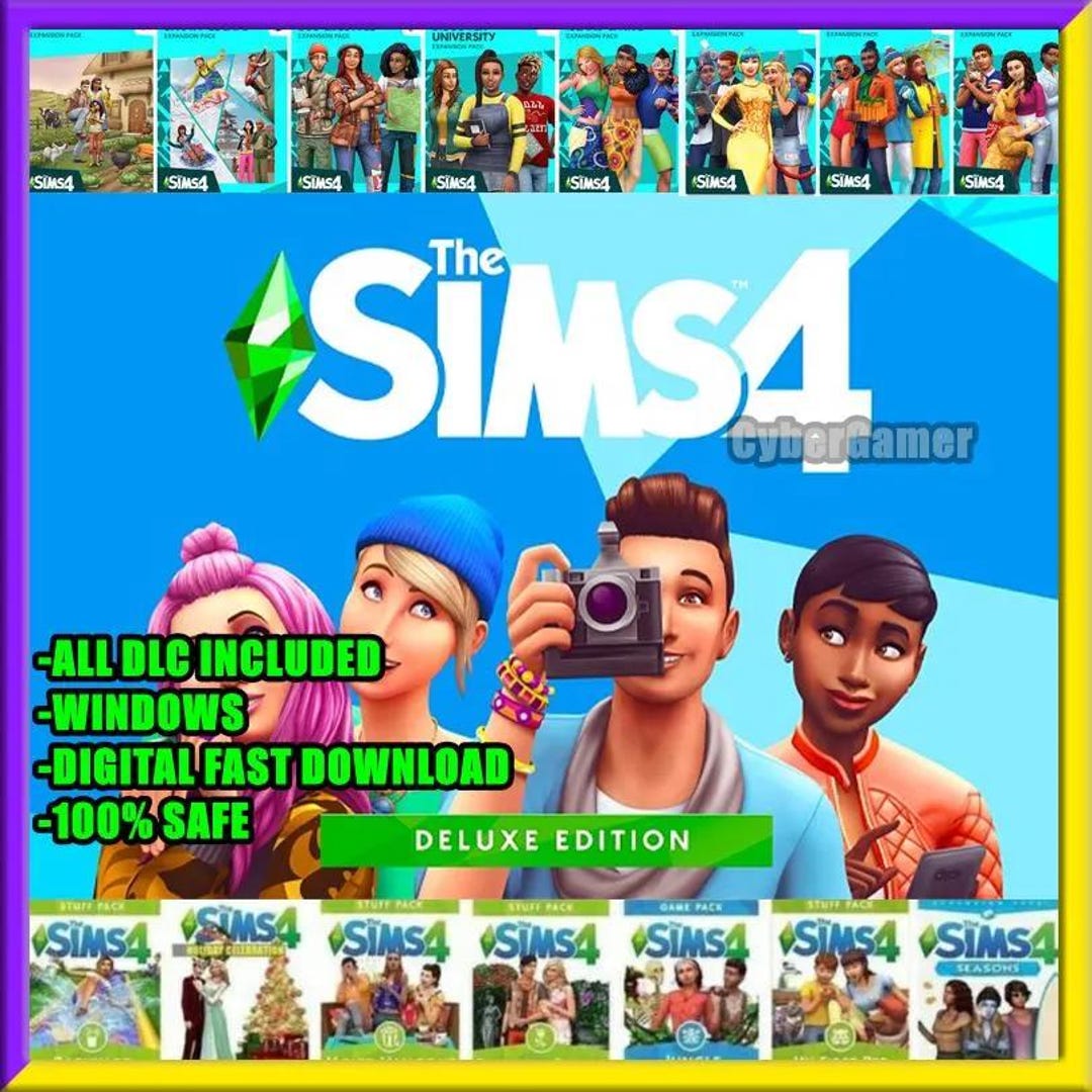 The Sims 4 Deluxe Complete DLC (global) (PC) - EA Play - Digital Key ...