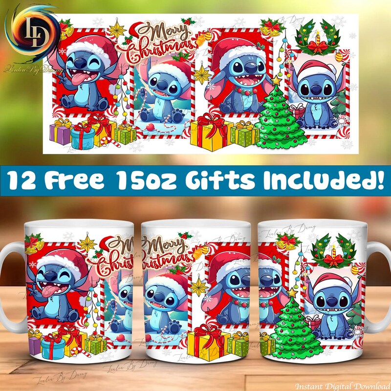 Christmas15oz Mug Wraps - Etsy