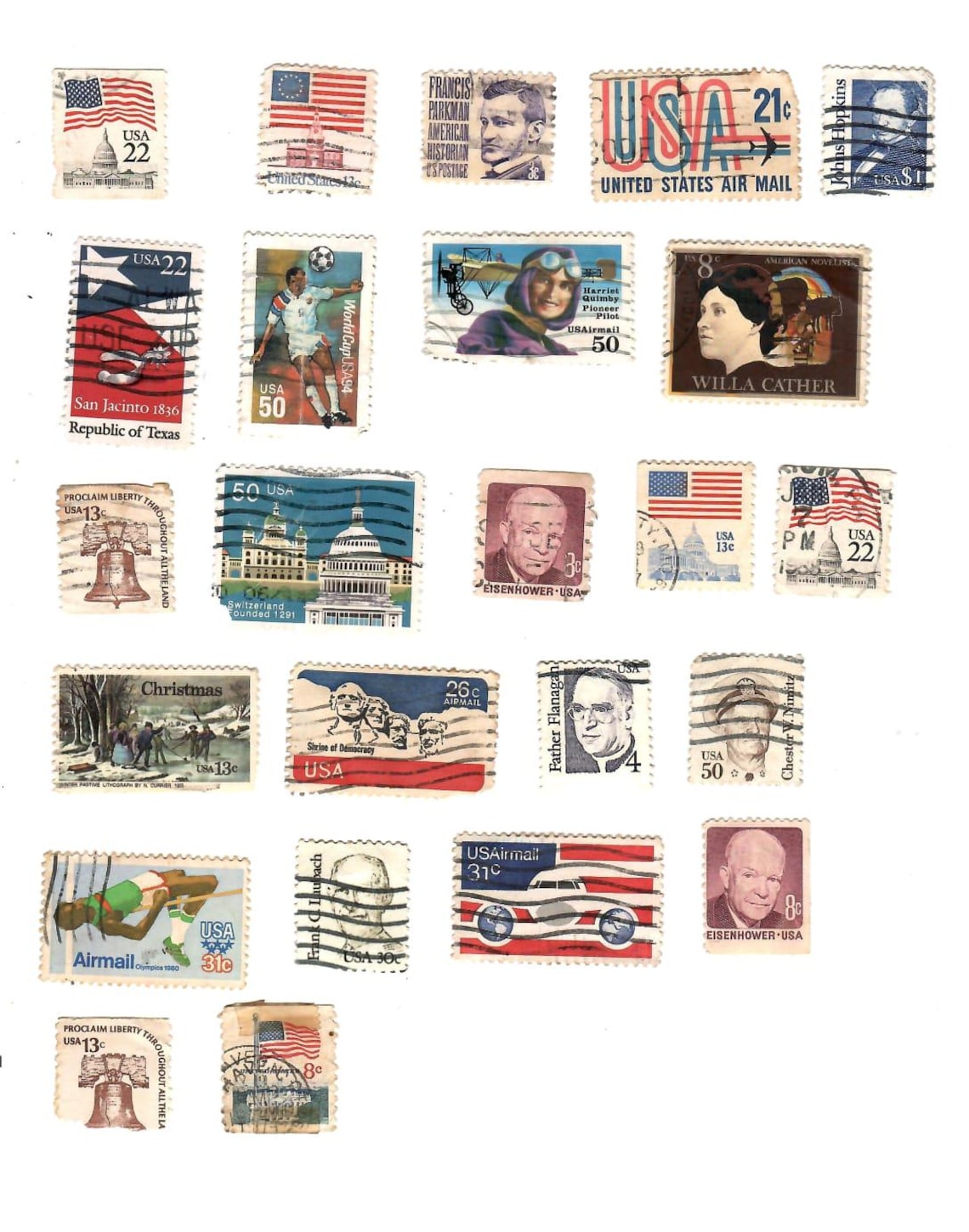 Rare Vintage Old Stamps USA - Etsy