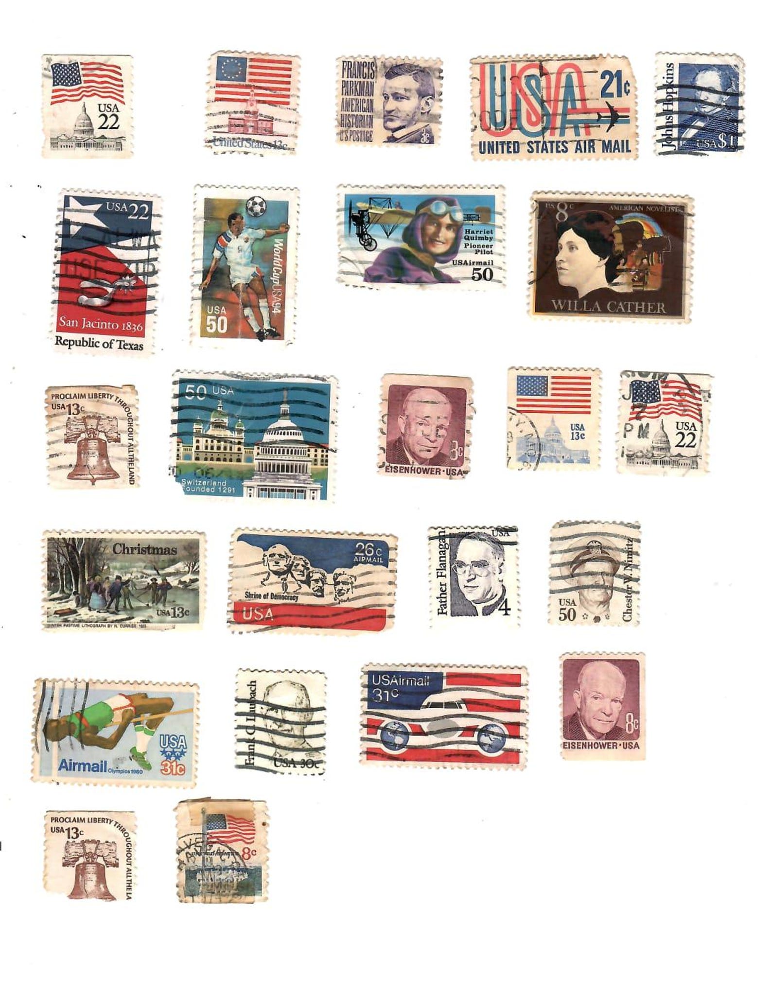 Rare Vintage Old Stamps USA - Etsy