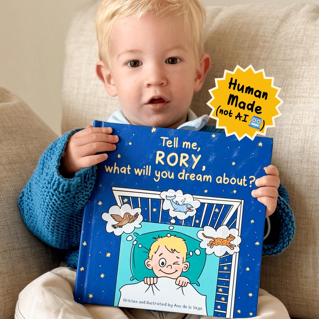 Personalized Children’s Book: Custom Name & Character, Human Made ...