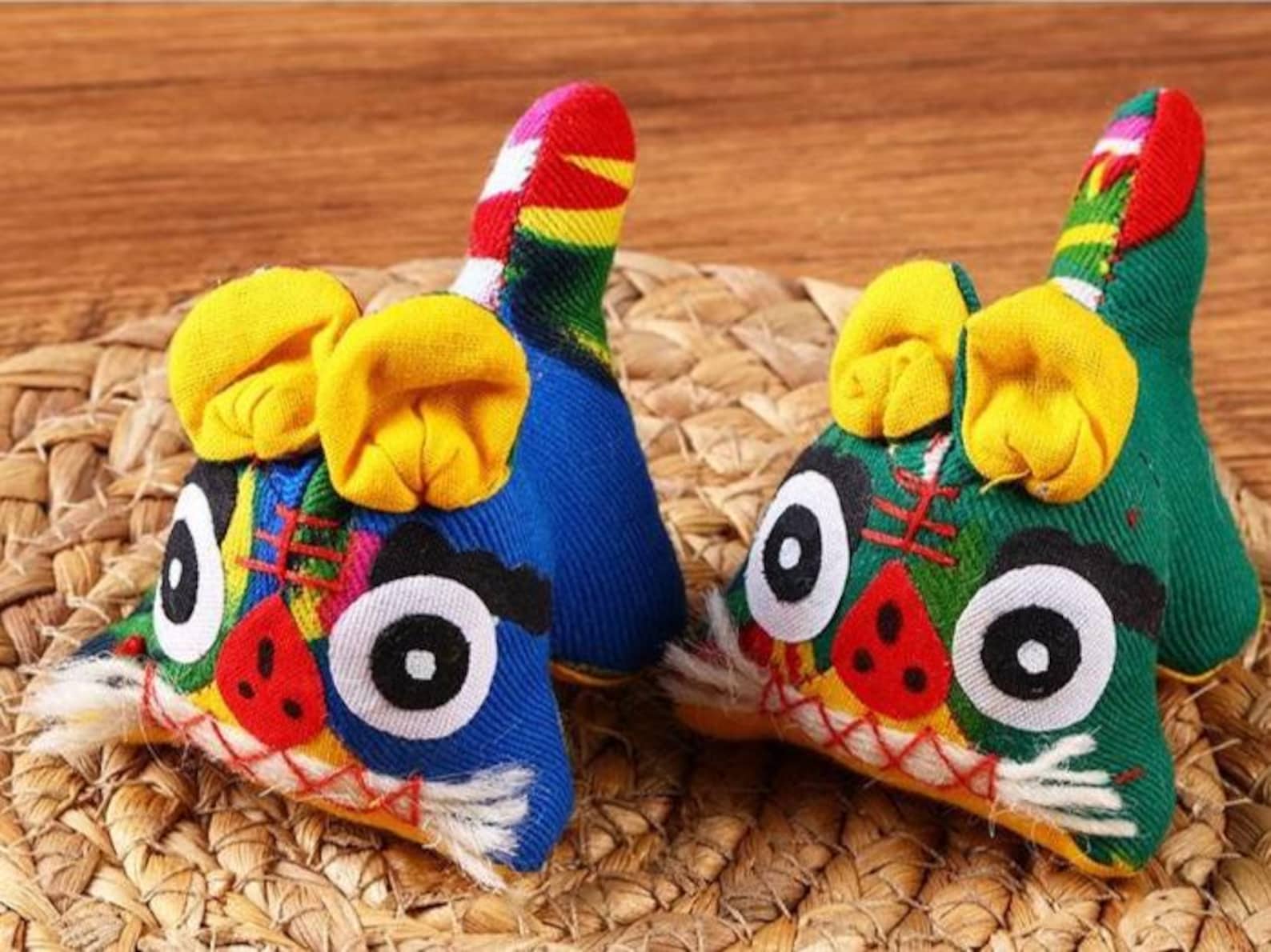Handmade Cloth Tiger Doll – Lucky Amulet, Nursery Decor - Etsy