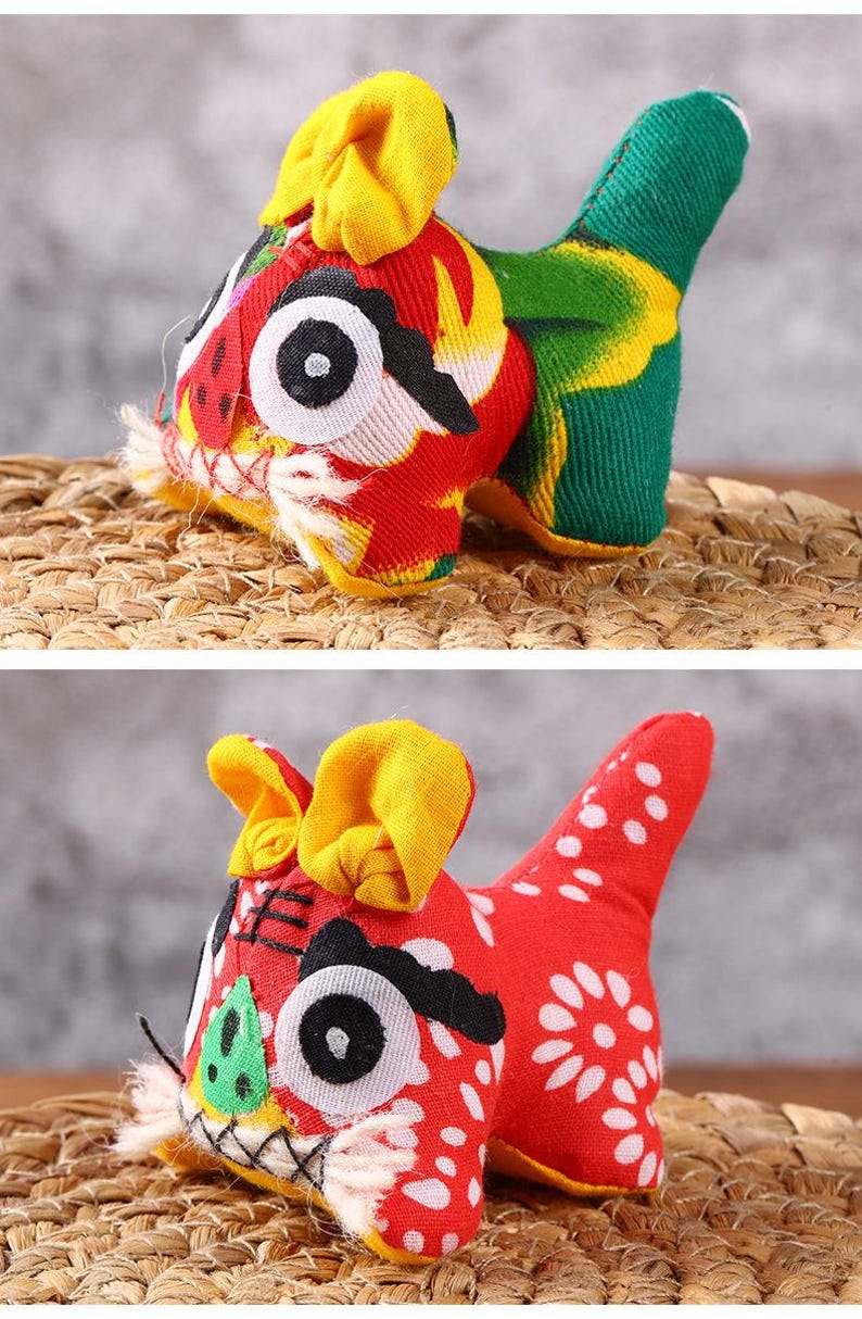 Handmade Cloth Tiger Doll – Lucky Amulet, Nursery Decor - Etsy