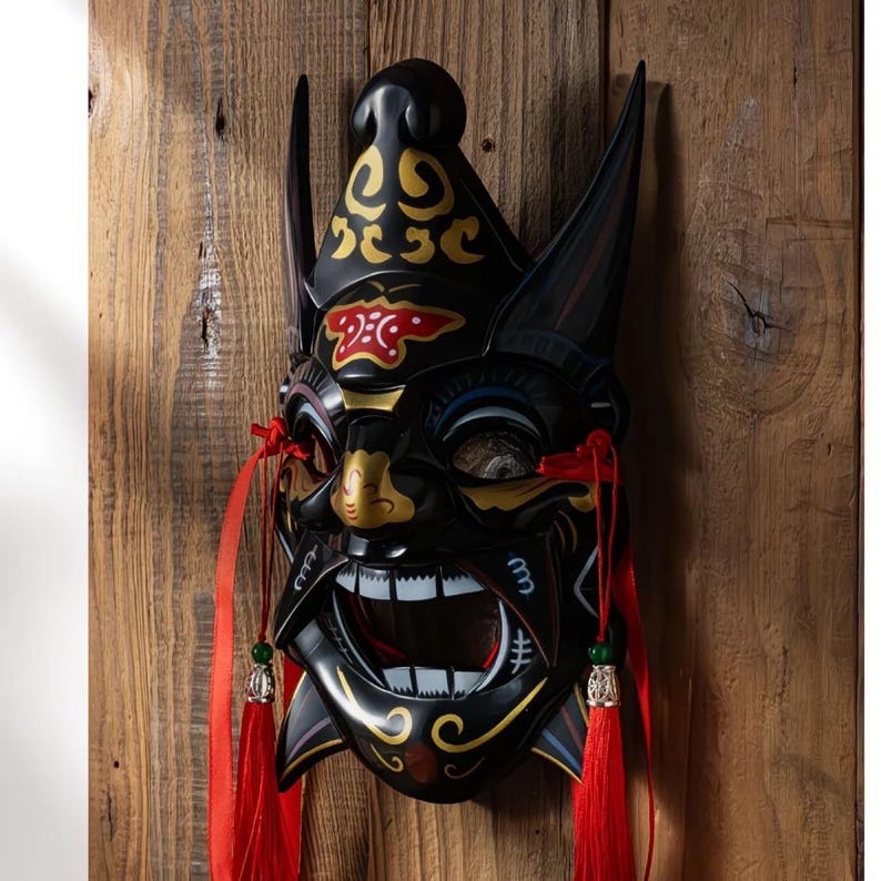 Guizhou Nuo Opera Mask – Chinese Intangible Heritage - Etsy