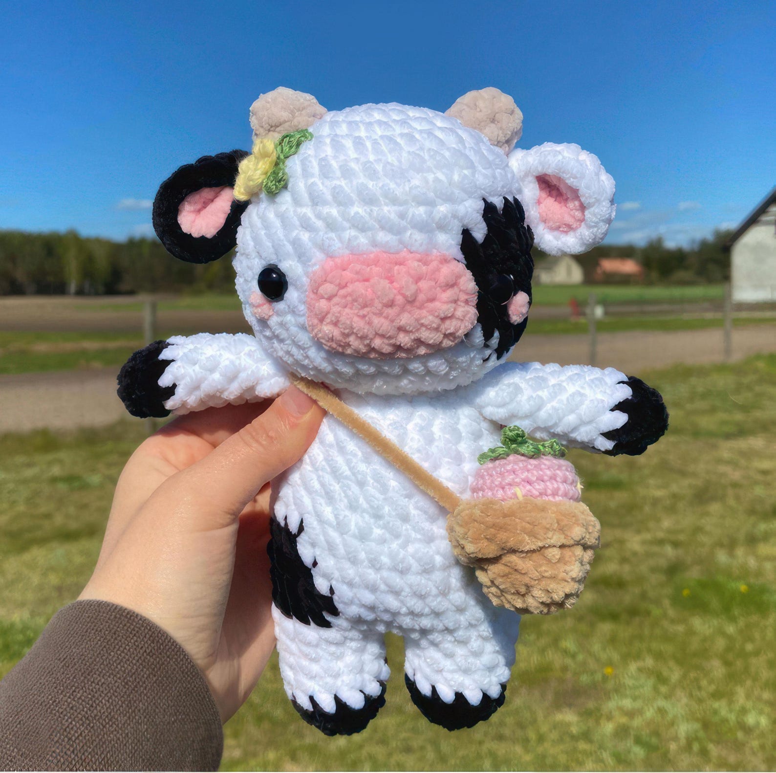Baby Cow Crochet Pattern - Etsy