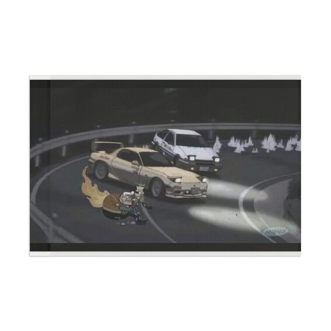 Flag, Spongebob Barnacle Boy Mermaid Man Racing Drifting Fun, Banner ...