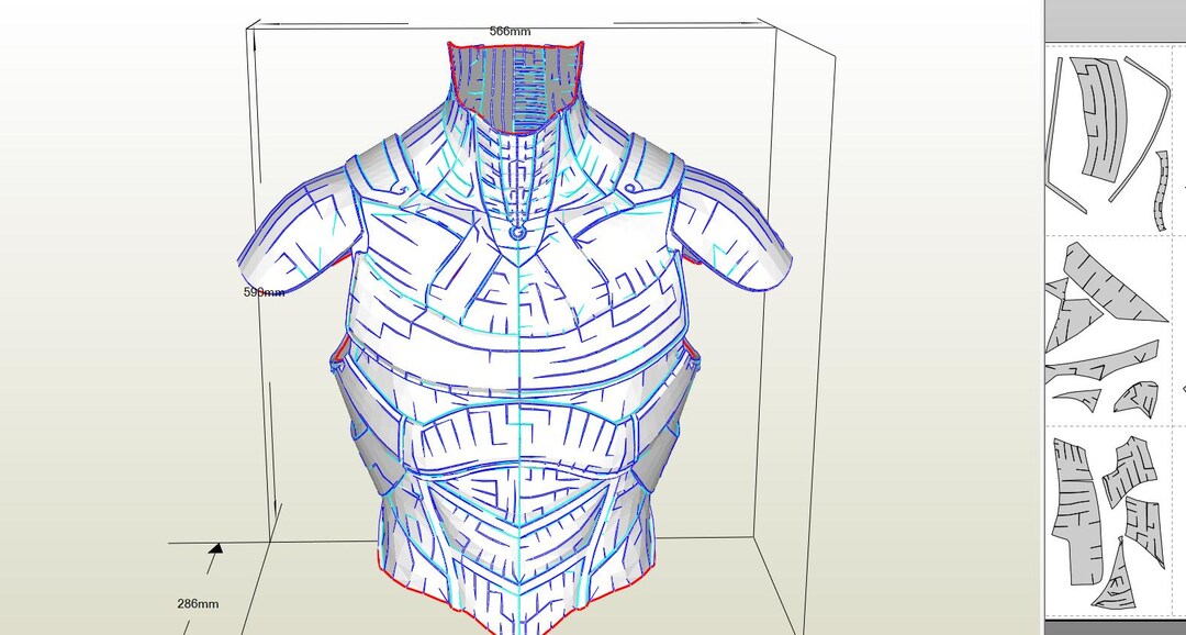 Nightwing Bludhaven Knight Cosplay Full Wearable Armor Template for EVA ...