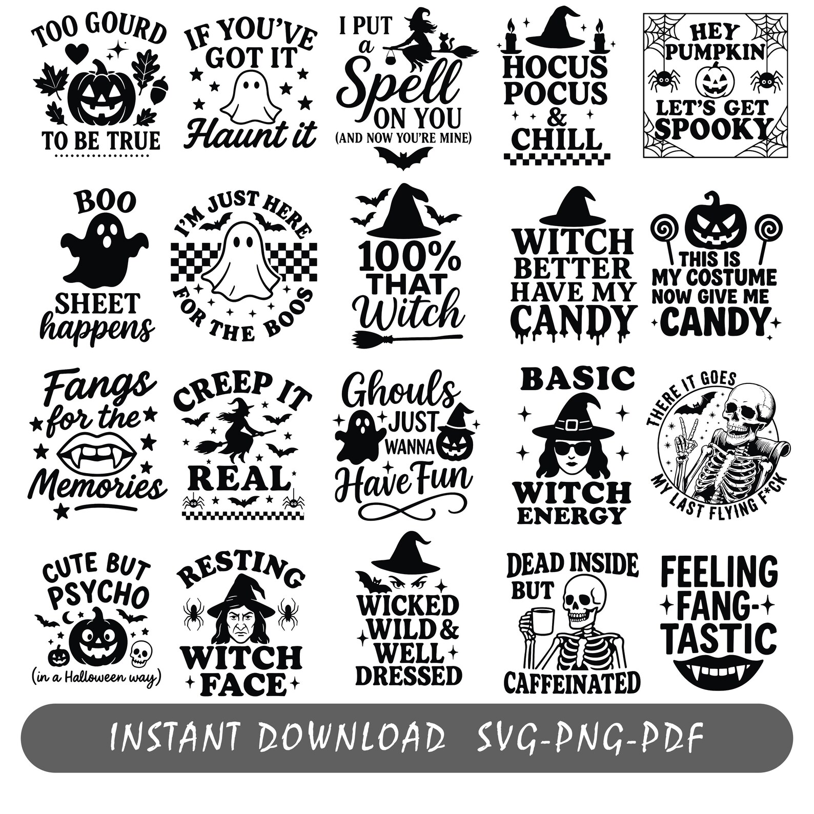 Halloween Day SVG Bundle,halloween Svg Bundle, Retro Ghost Png, Retro ...