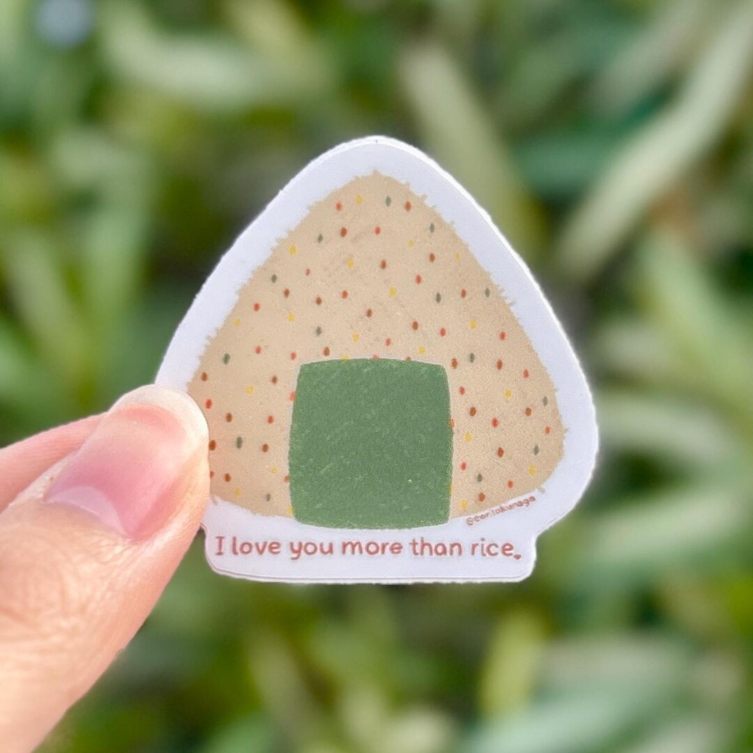 Onigiri Sticker - Etsy