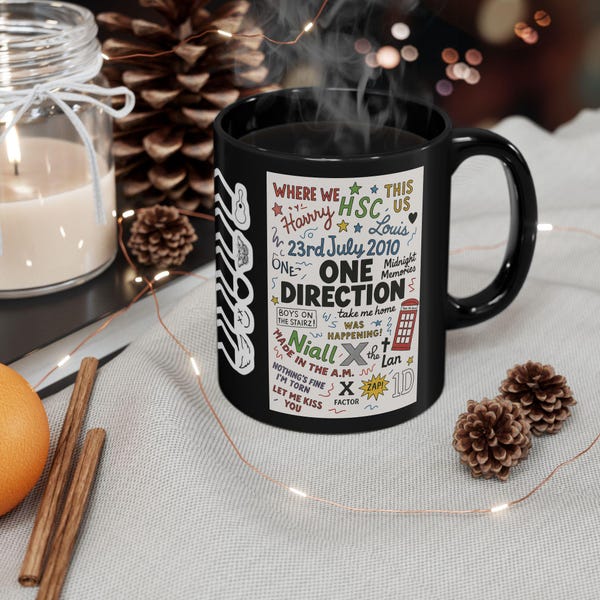 One Direction Mug - Etsy