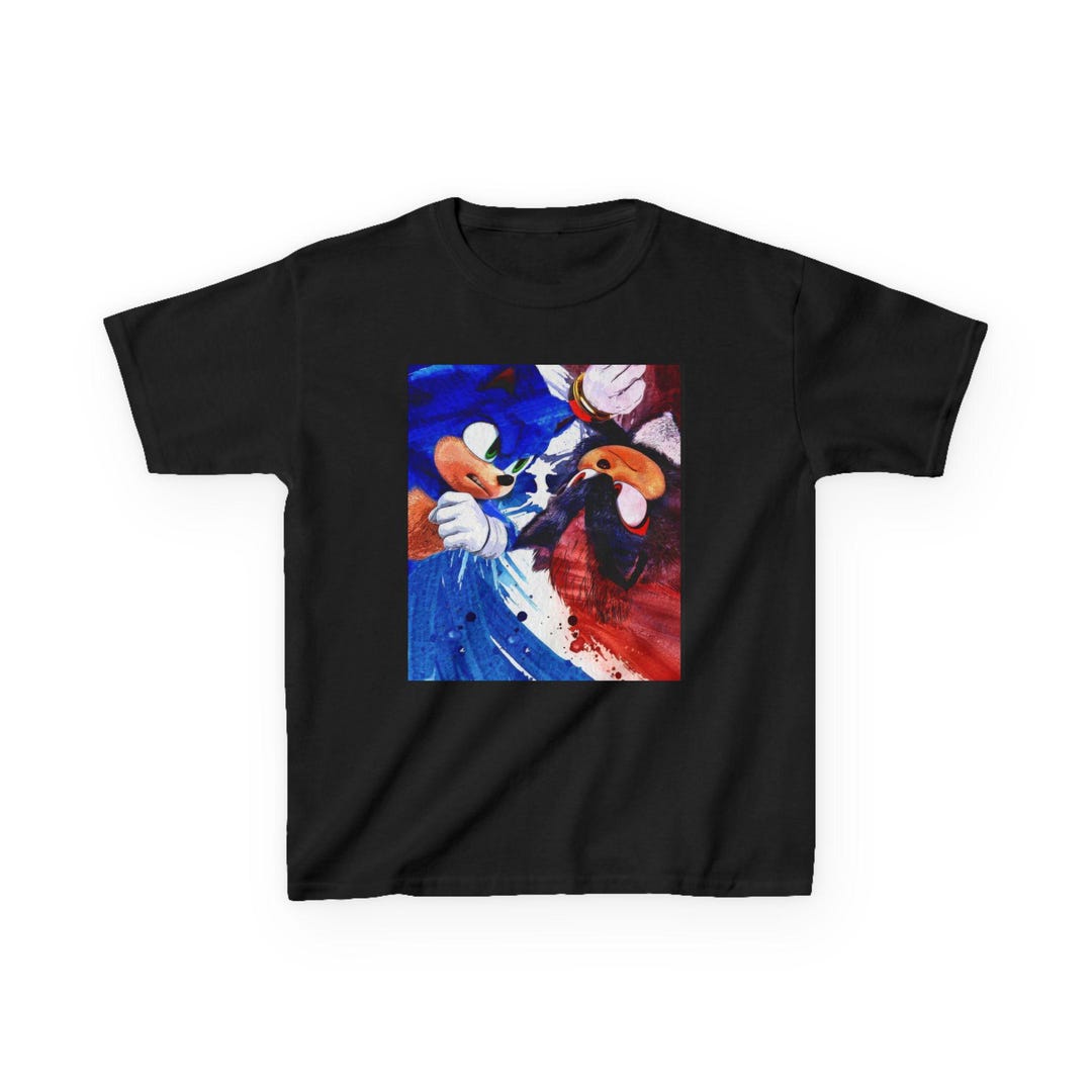 Shadow the Hedgehog, Children's Graphic Shirt, Boys Girls Top, Sonic ...