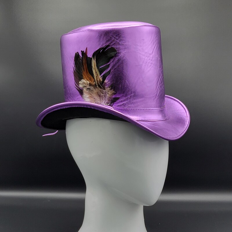Purple Top Hat - Etsy