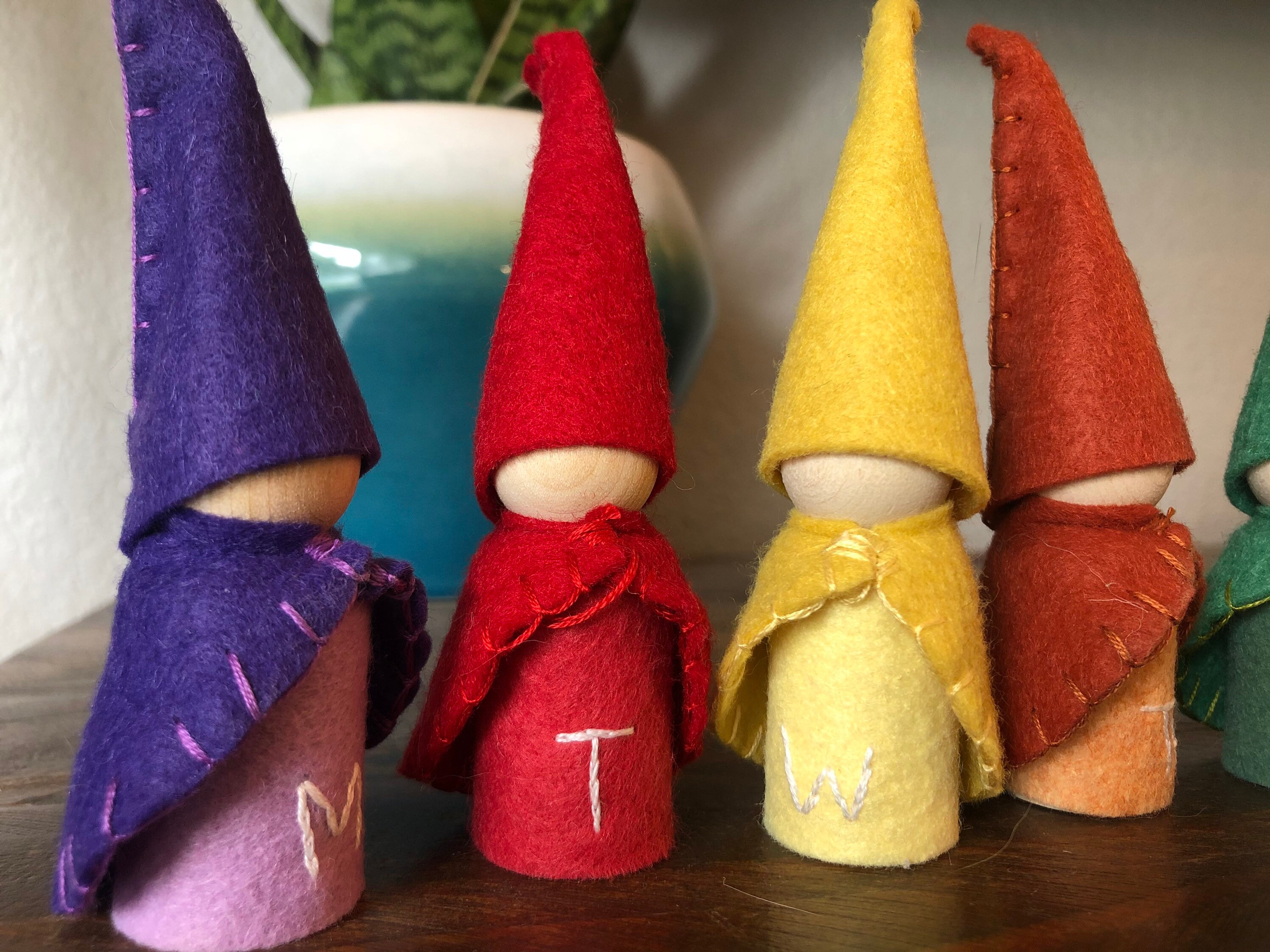 Days of the Week Waldorf Homeschool Gnomes Traditional | Etsy