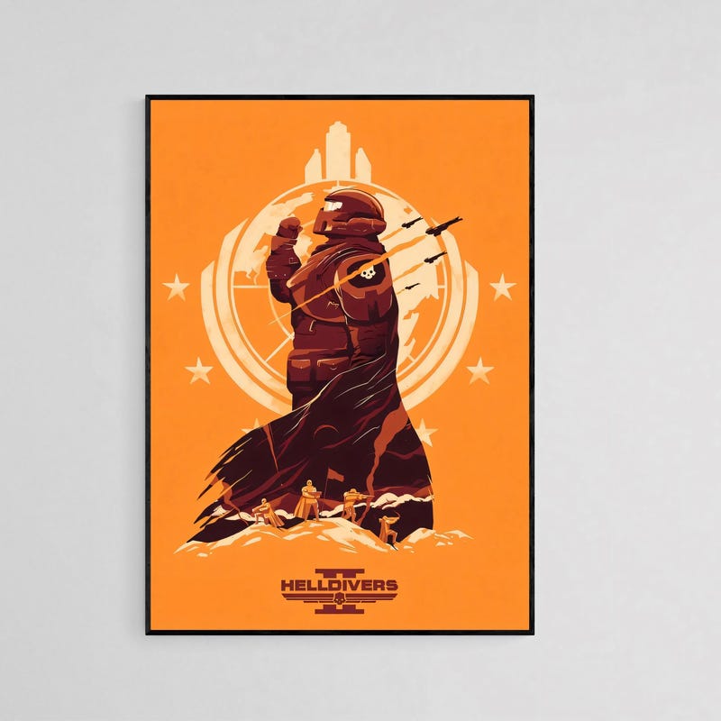 Helldivers 2 Poster - Etsy