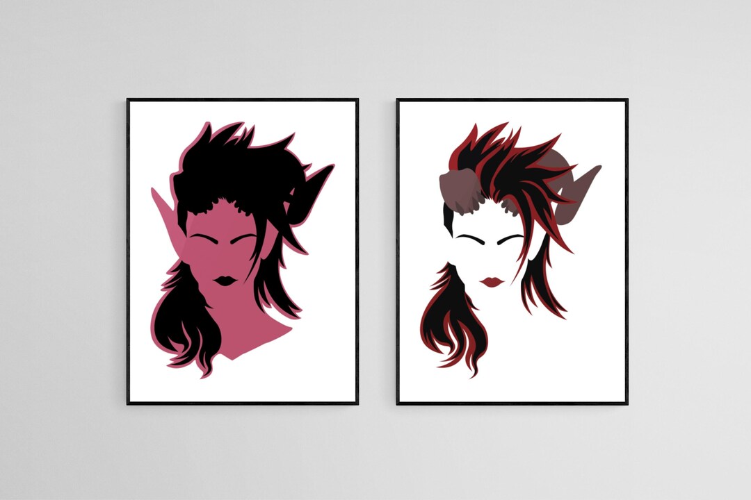 Baldurs Gate 3 Karlach Poster Set, Karlach Print, Game Room Decor, Boys ...