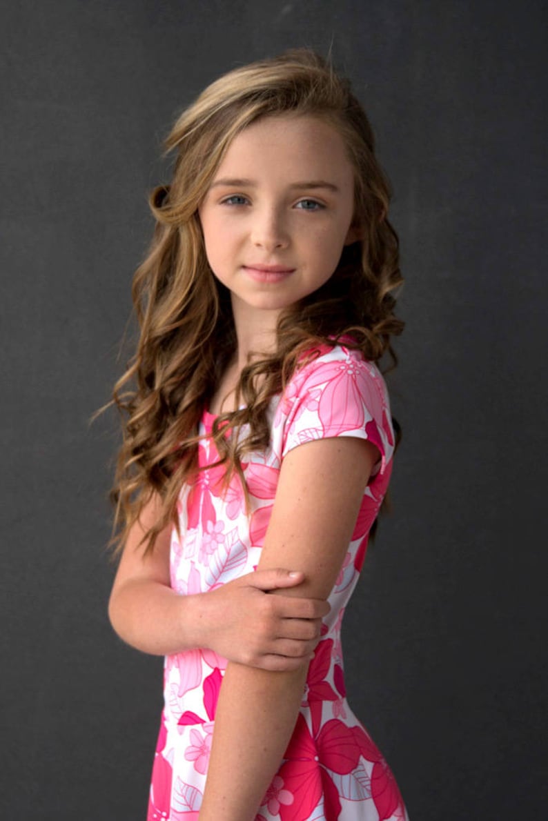 Girls Modest Swim Dress Teen Swimsuit Bathing Suit Etsy