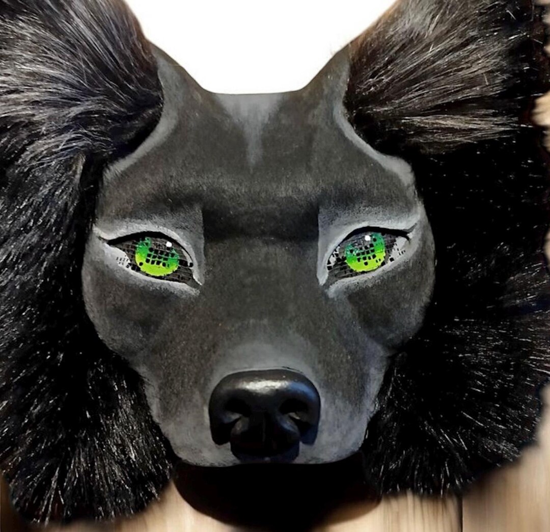 Therian Mask, Dog Animal Mask, Cosplay, Wolf Mask for Quadrobics ...