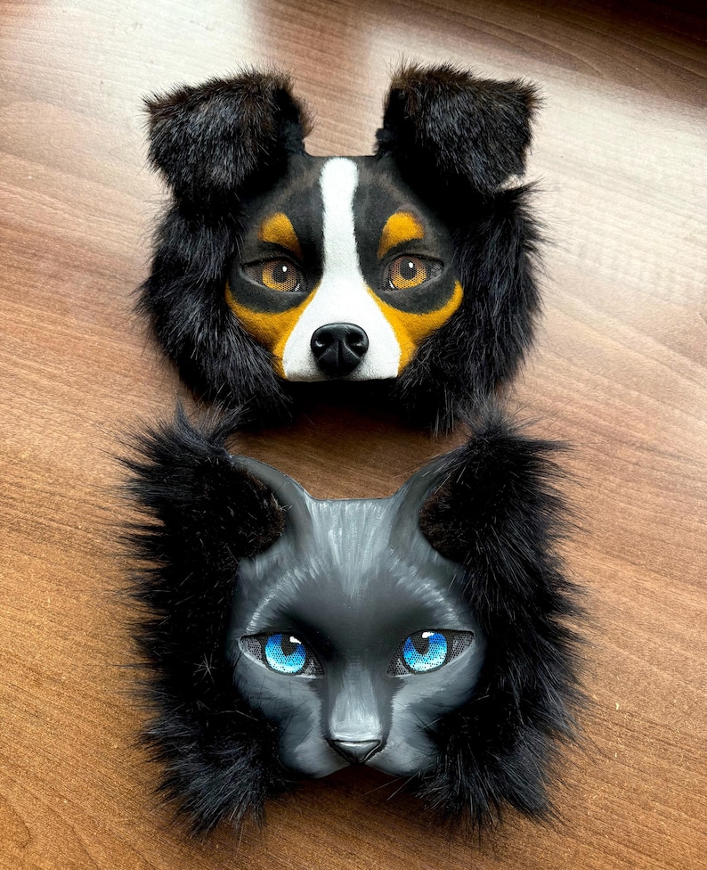 Therian Mask, Dog Mask, Cat Mask, Animal Mask, Cosplay, Mask for ...