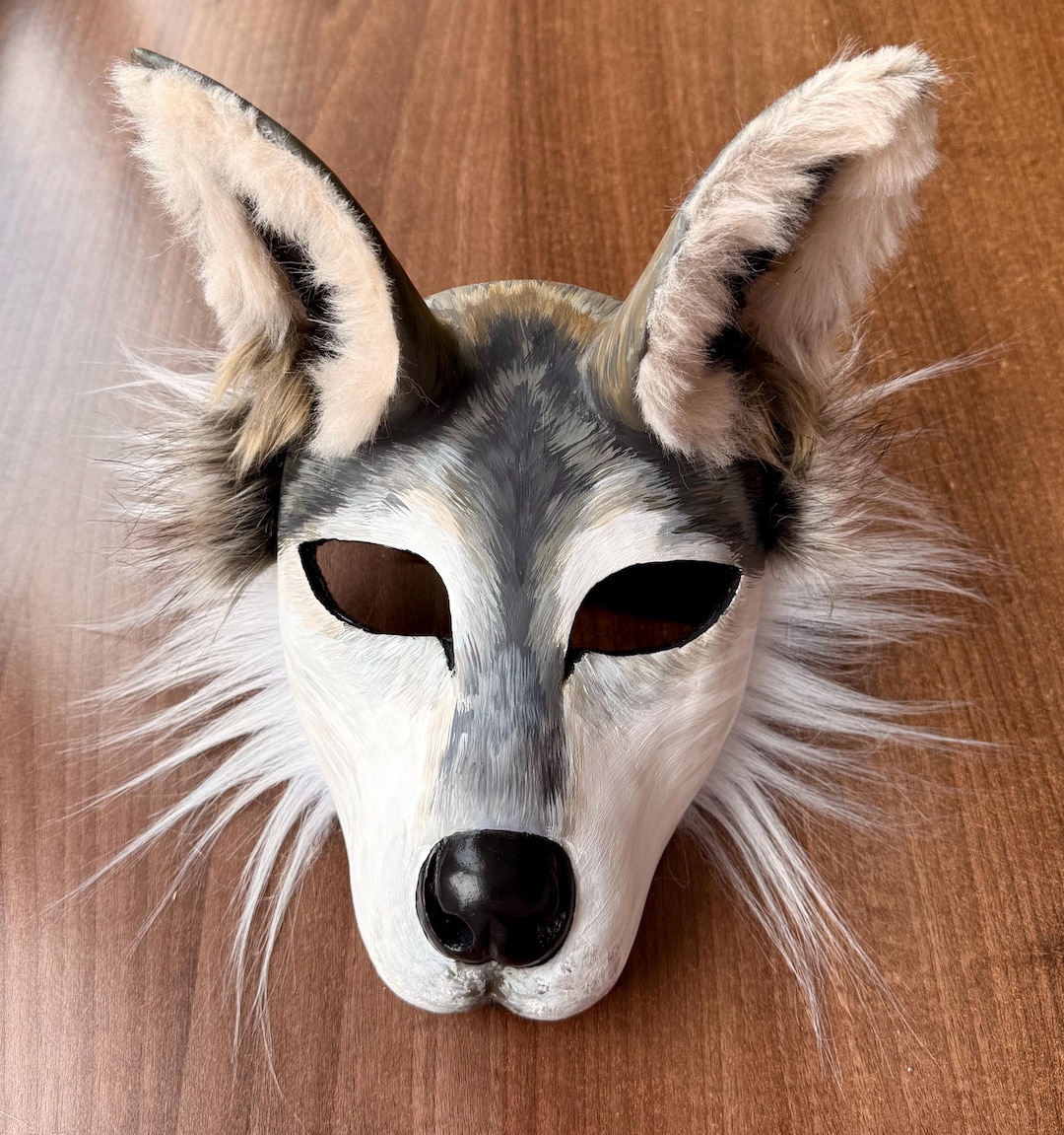 Realistic Handmade Wolf Mask : for Therians, Cosplay, Furries - Etsy