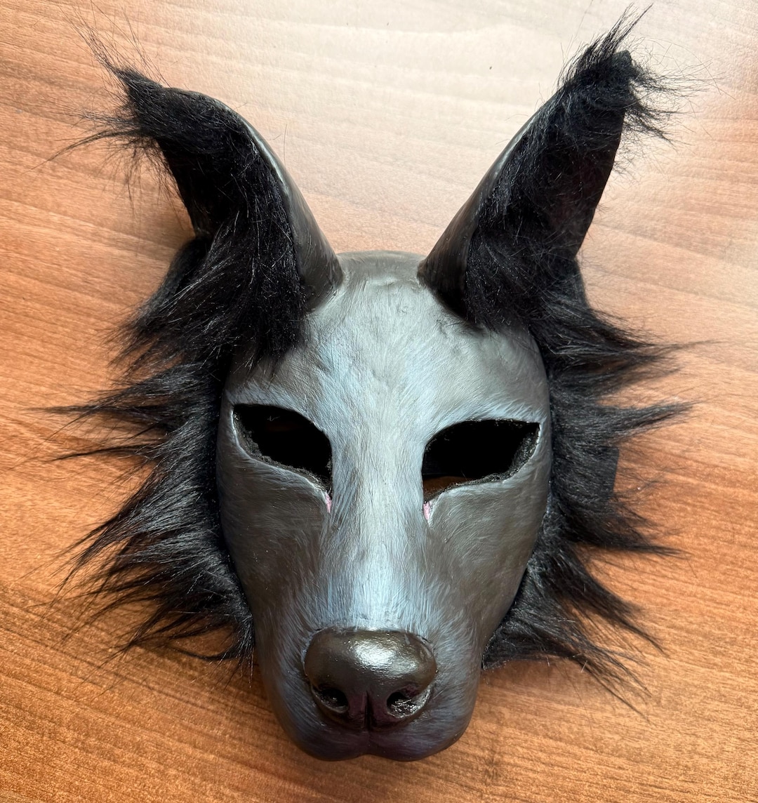 Realistic Handmade Wolf Mask : for Therians, Cosplay, Furries - Etsy