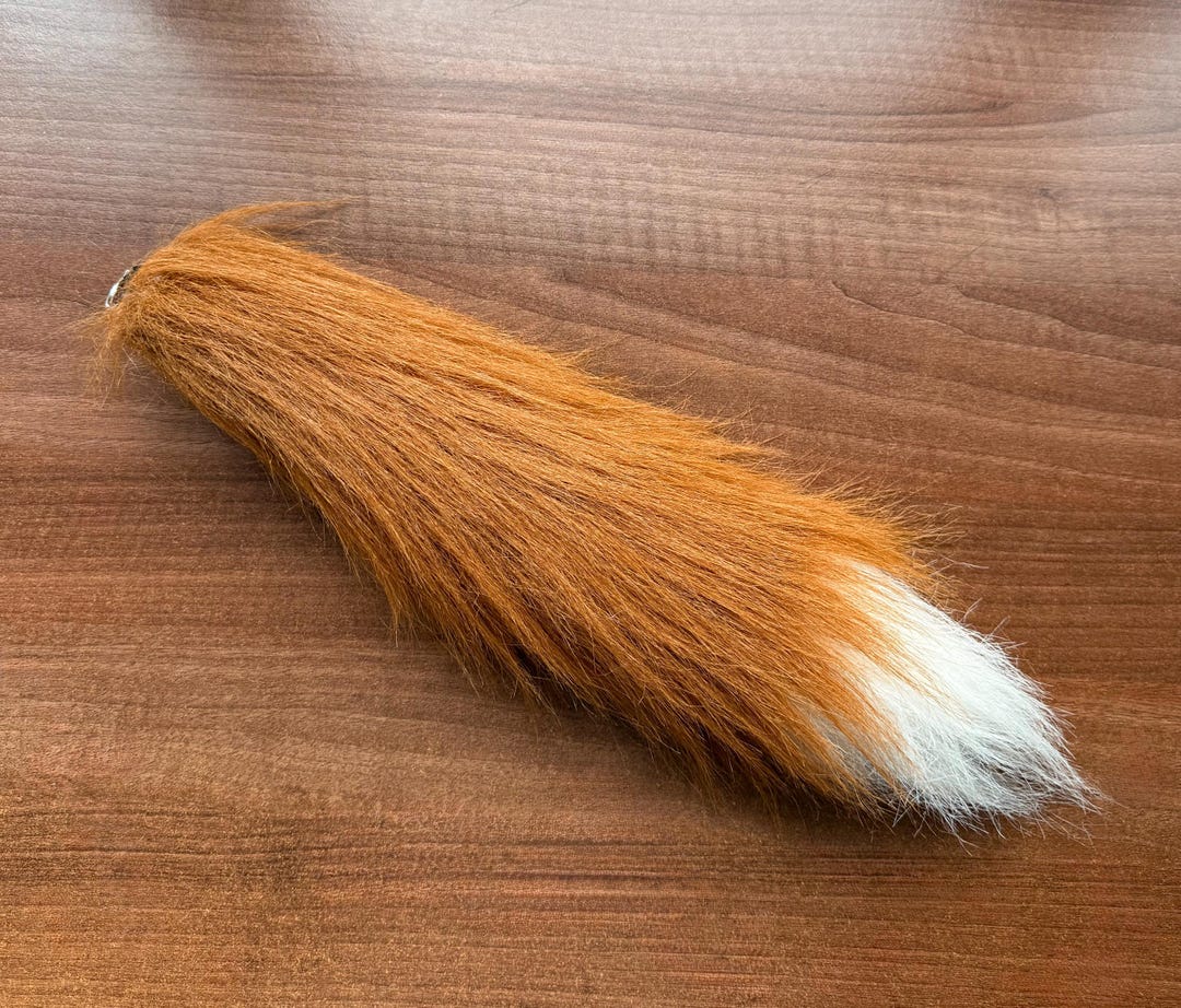 Faux Fur Fox Tail, Therian Tail, Faux Fur Tail, Cat, Fox, Animal Furry ...