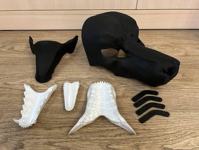 Realistic 3D Printed Furry Base – Unassembled, High-quality Canine Base ...