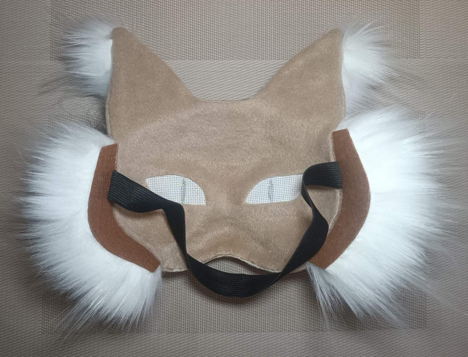 Therian Mask, Desert Cat Mask, Cosplay, Wild Cat Mask for Quadrobics ...