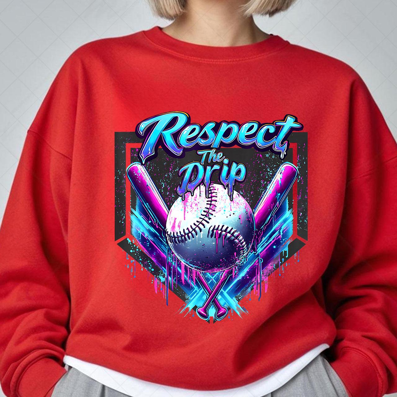 Respect the Drip Png, Baseball Drip PNG, Ice Cream Drip, Baseball Mama ...