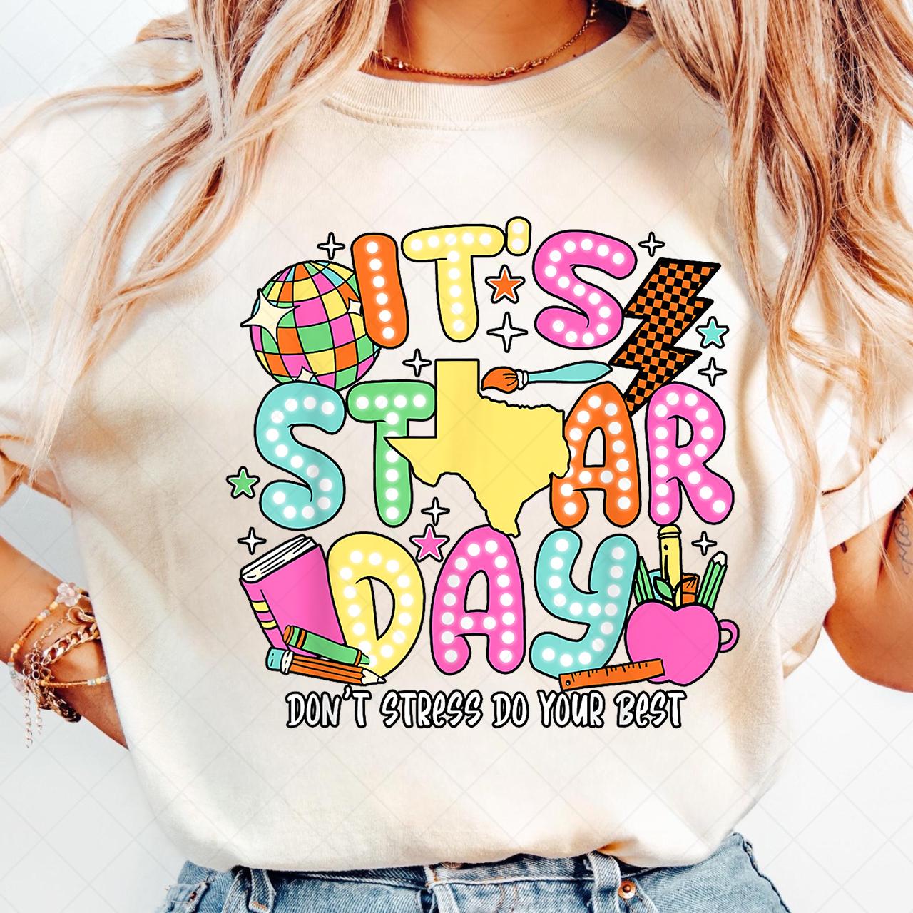 It's Star Day PNG, School Test Png, Test Day Png, Star Testing Png ...