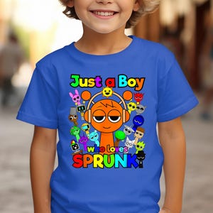 Sprunki Game Shirt, Sprunki Fan Tee, Sprunki Lime Tee, Roblox Cool Game ...